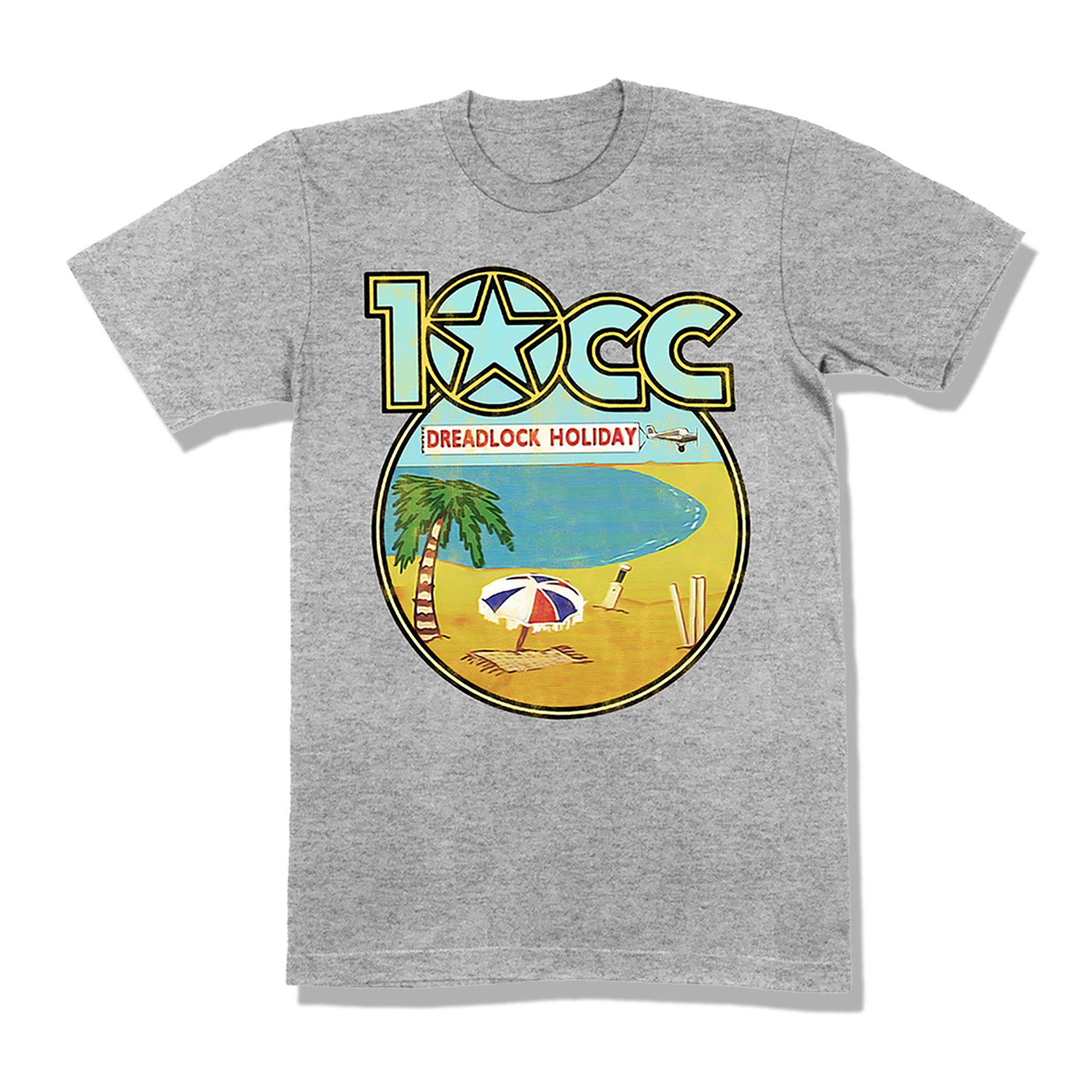 Grey Dreadlock Holiday T-Shirt – 10CC UK